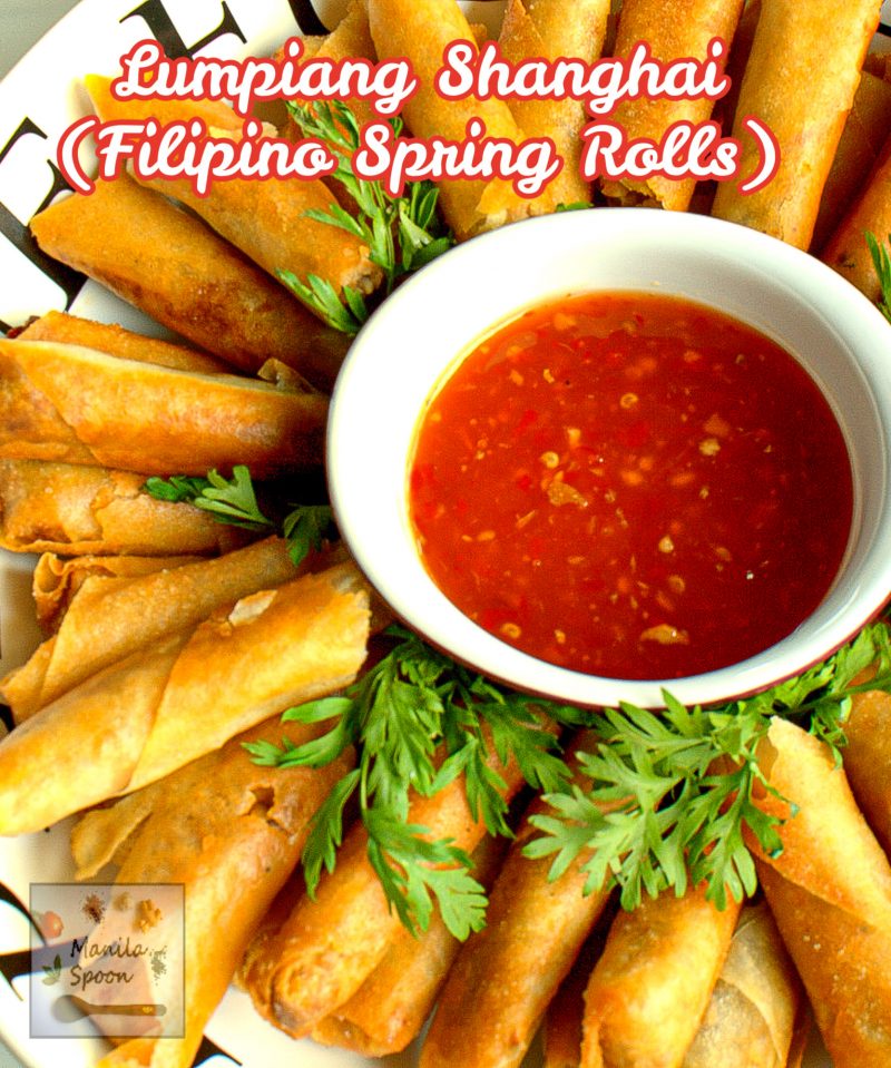 Lumpiang Shanghai (Filipino Spring Rolls) - Manila Spoon