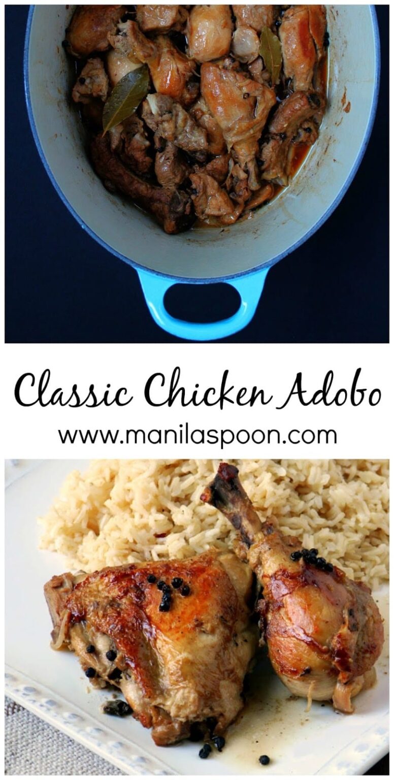 Classic Chicken Adobo - Manila Spoon