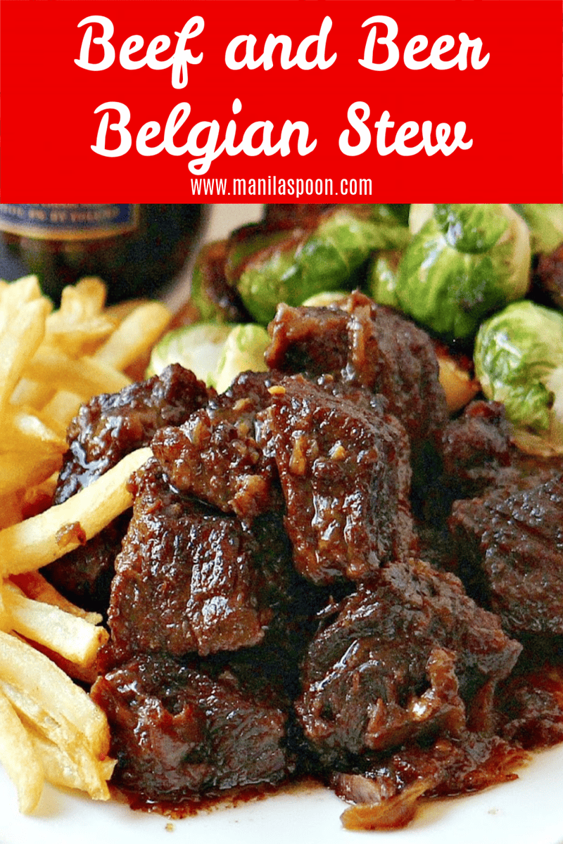 Beef and Beer Belgian Stew (Carbonnades a la Flamande) - Manila Spoon