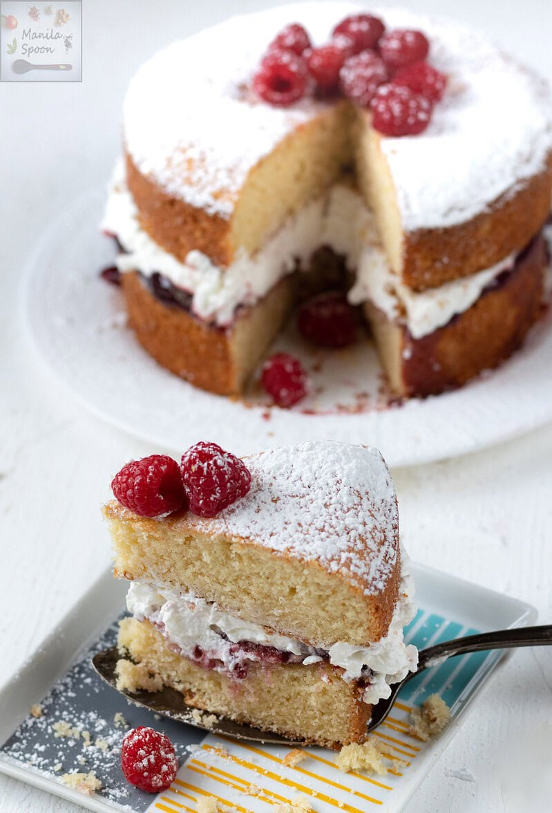 Victoria Sandwich Sponge Cake - Manila Spoon