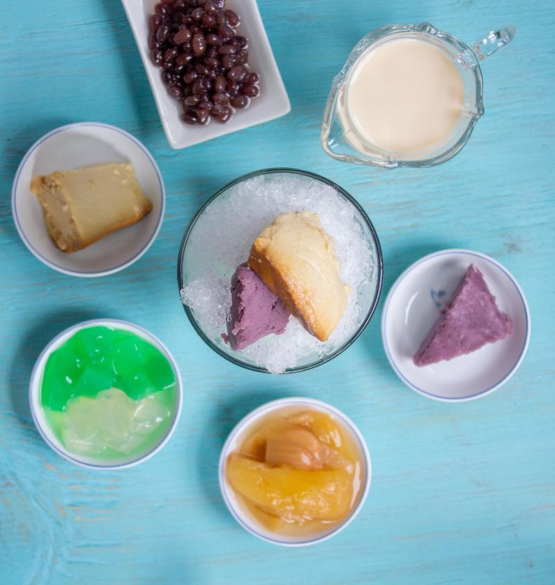 How to make Halo Halo (Filipino Shaved Ice Dessert with Mixed Fruits ...