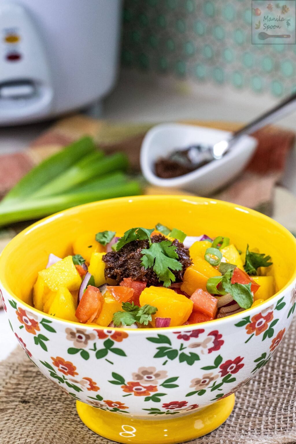 Ensaladang Mangga (Filipino Mango Salad) - Manila Spoon