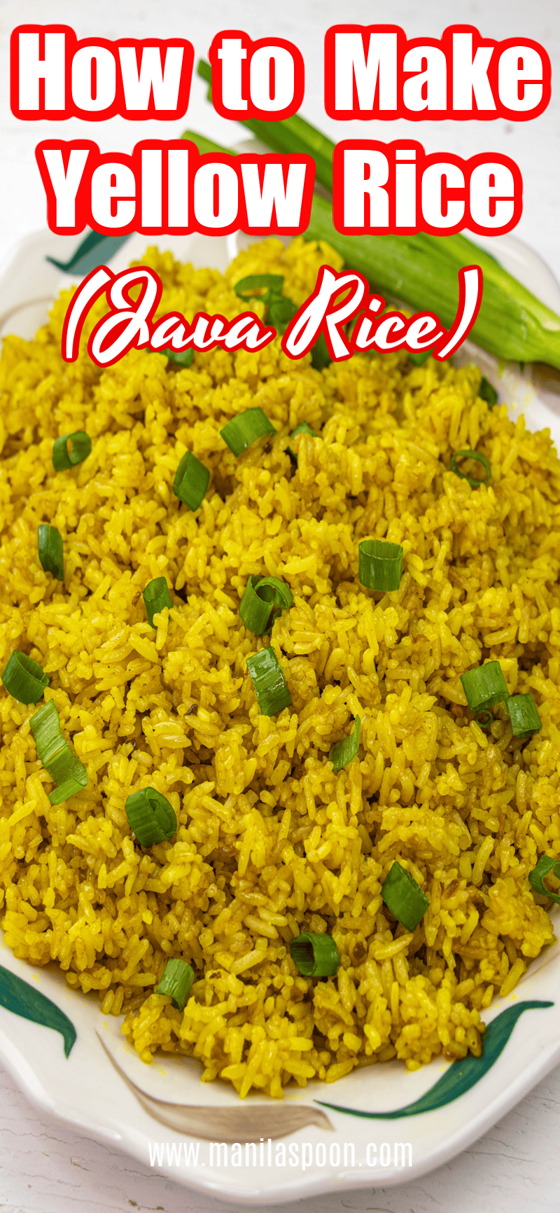 How to Make Yellow Fried Rice (Java Rice) - Manila Spoon