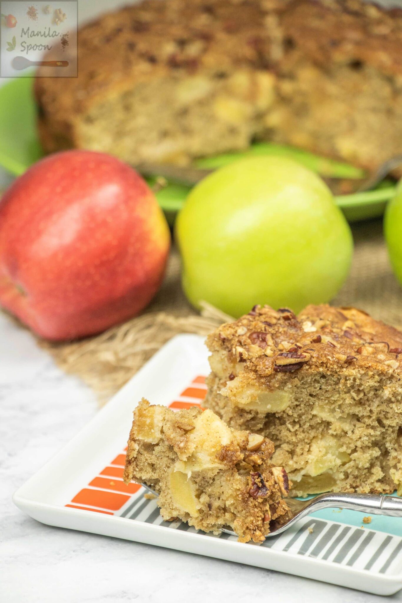 Classic German Apple Streusel Cake - Manila Spoon