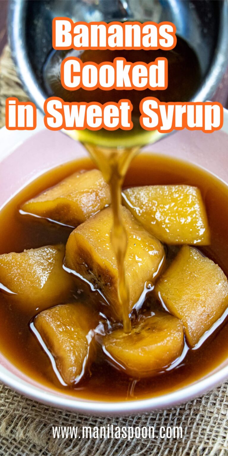 Bananas Cooked in Sweet Syrup (Minatamis na Saging or Sinulbot ...