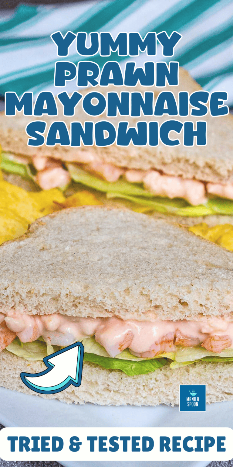 How to Make Yummy Prawn or Shrimp Mayonnaise Sandwich - Manila Spoon