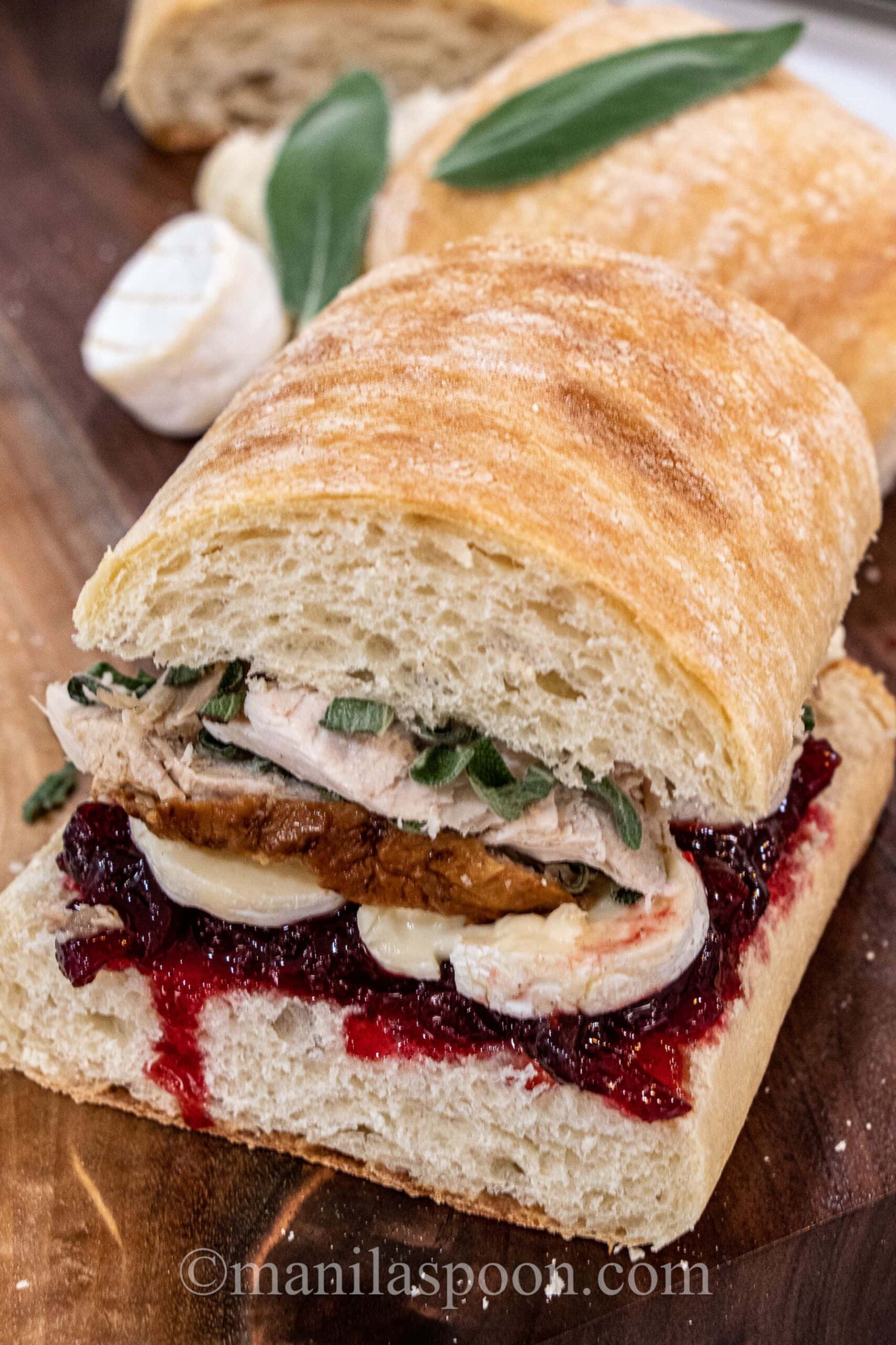 Turkey, Brie & Cranberry Grilled Sandwich - Manila Spoon