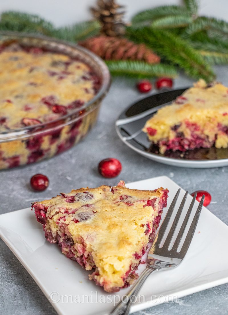 Easy Nantucket Cranberry Pie - Manila Spoon