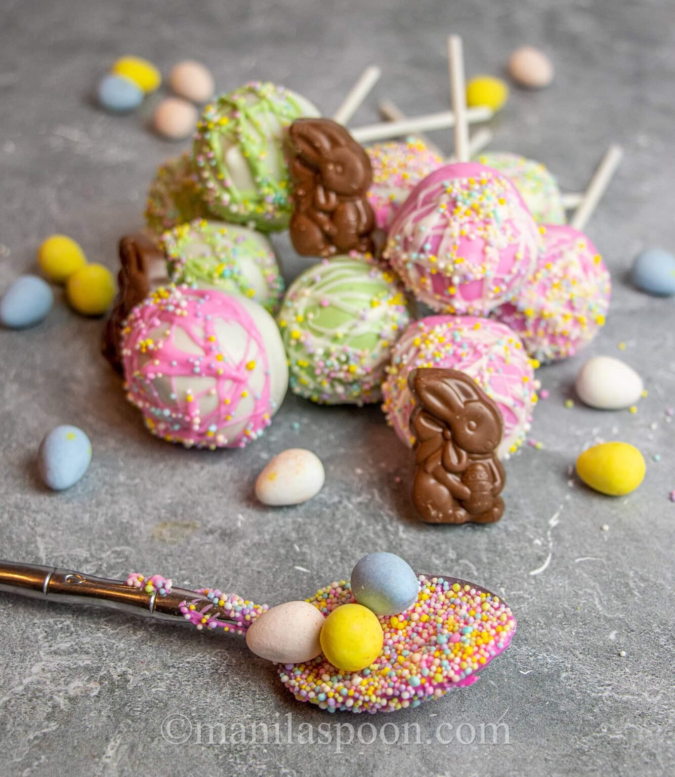 How to Make Easter Cake Pops - Manila Spoon