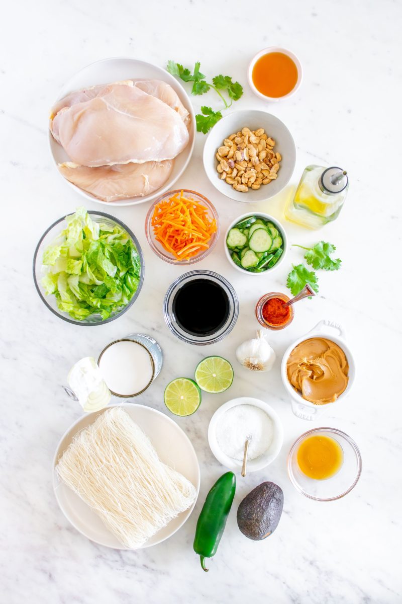 Spring Roll Grilled Chicken Salad - Manila Spoon