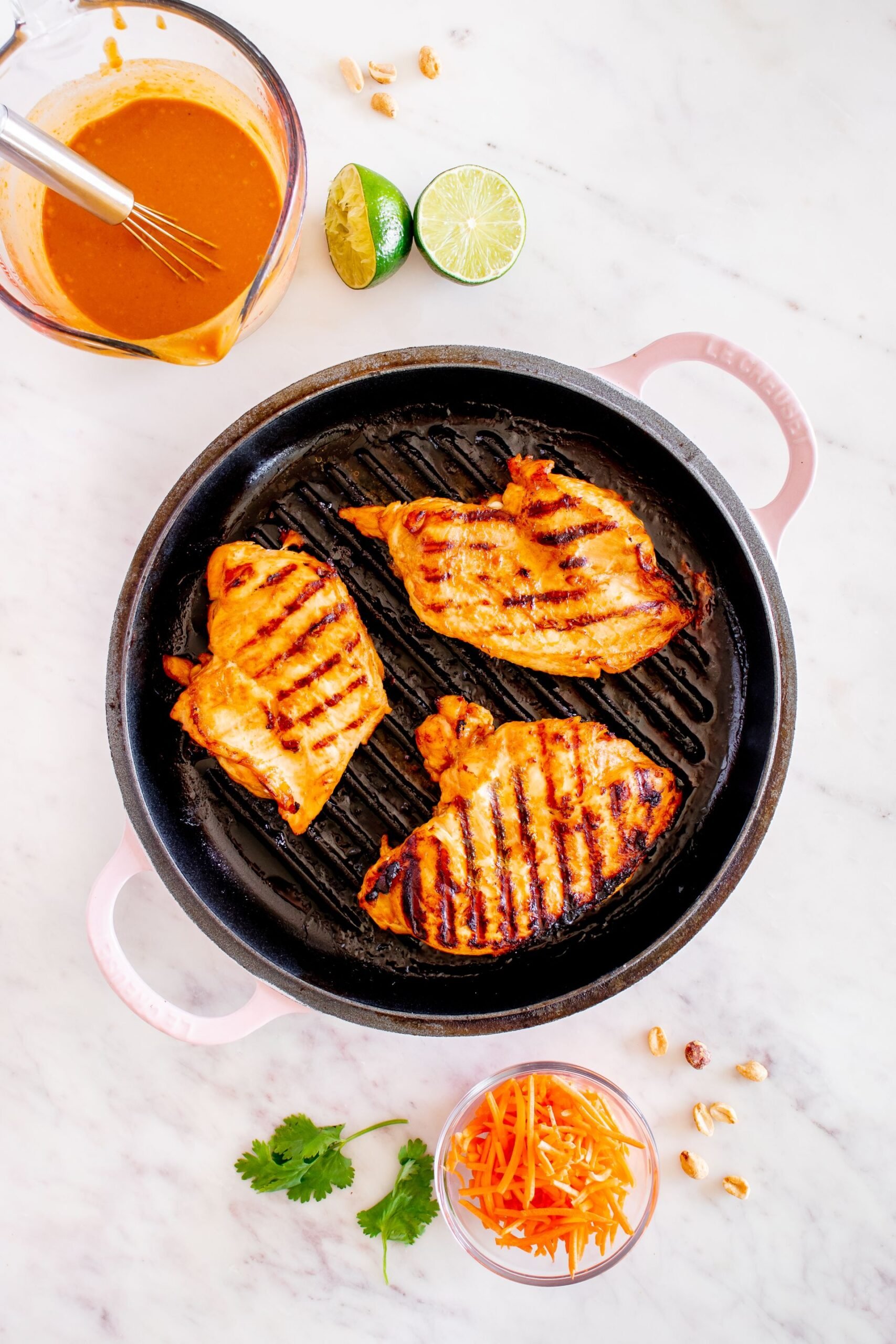 Spring Roll Grilled Chicken Salad - Manila Spoon