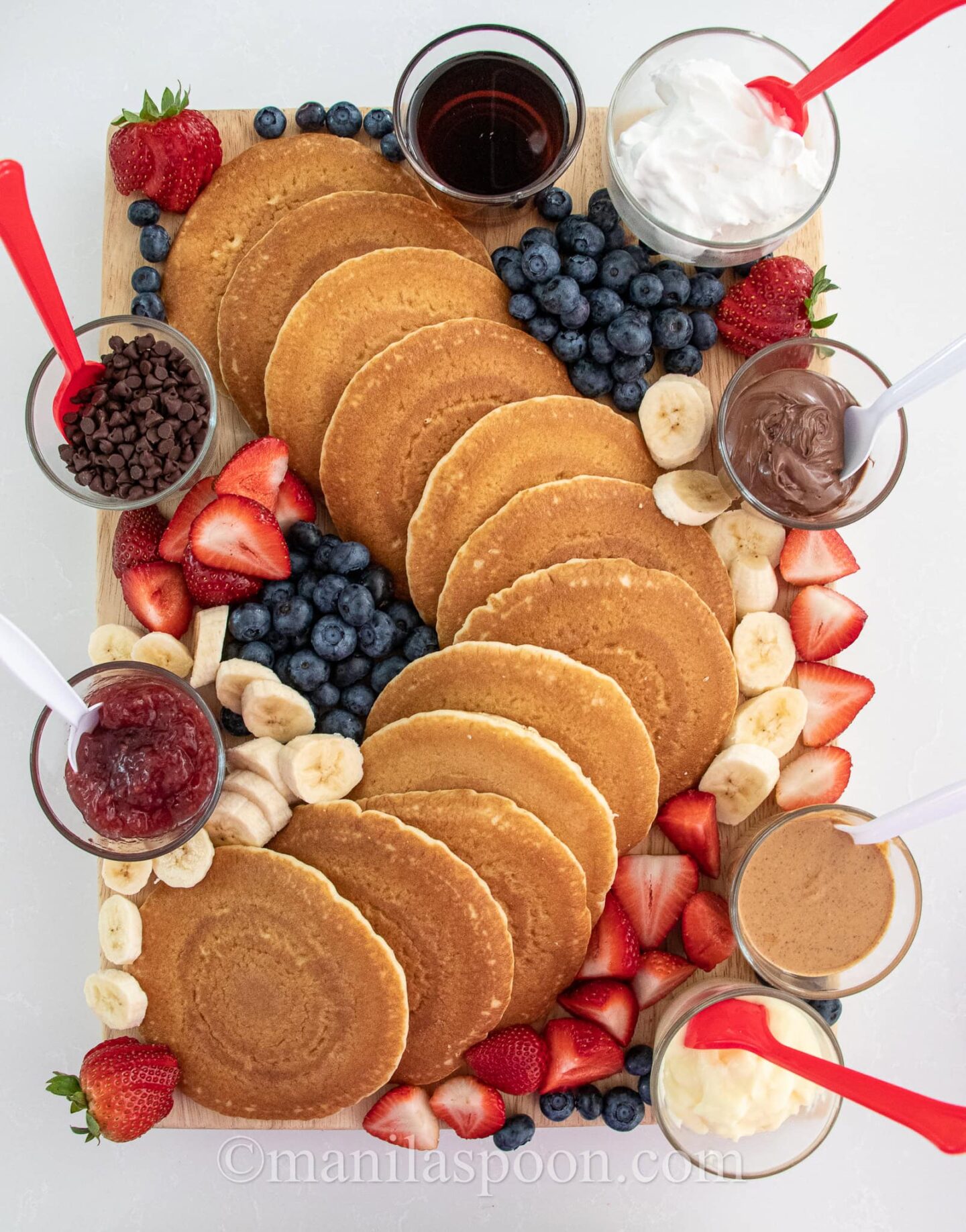 How to Make Pancake Charcuterie Board - Manila Spoon