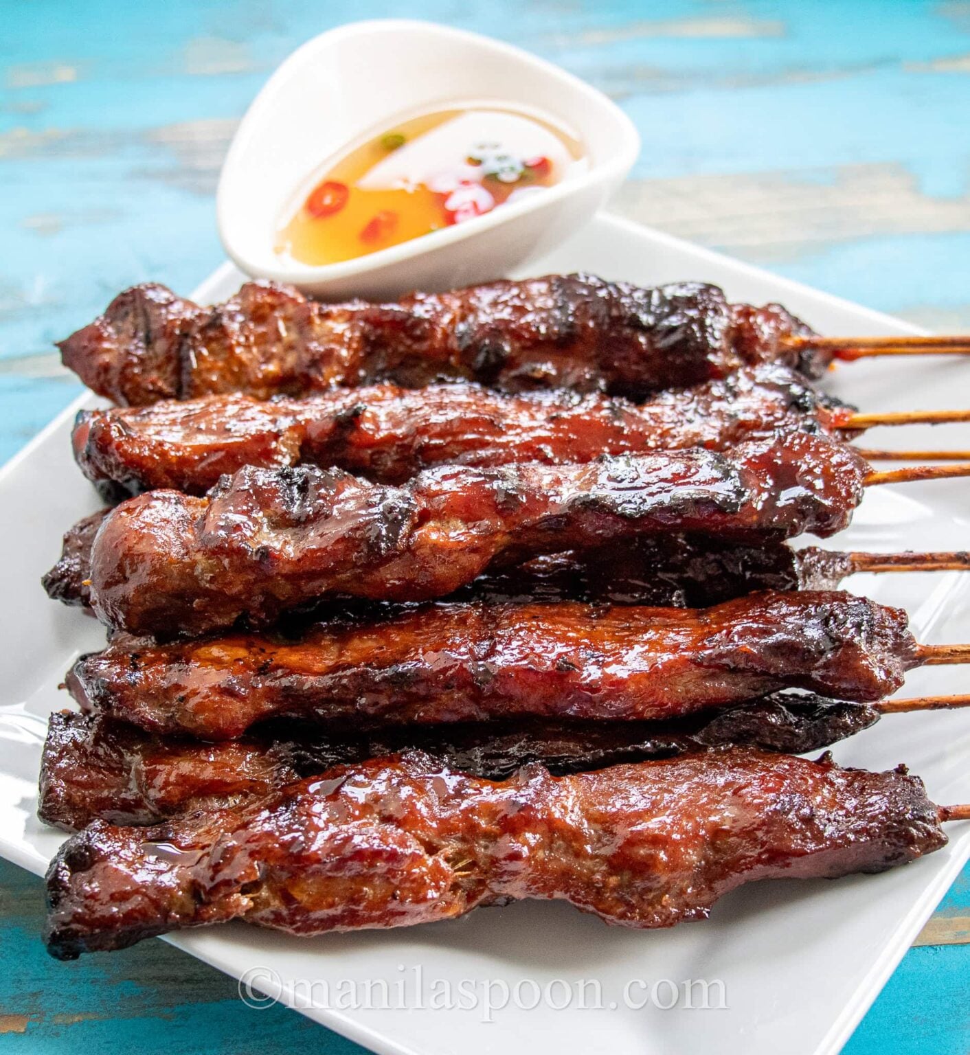 Filipino Barbecue Pork Skewers - Manila Spoon
