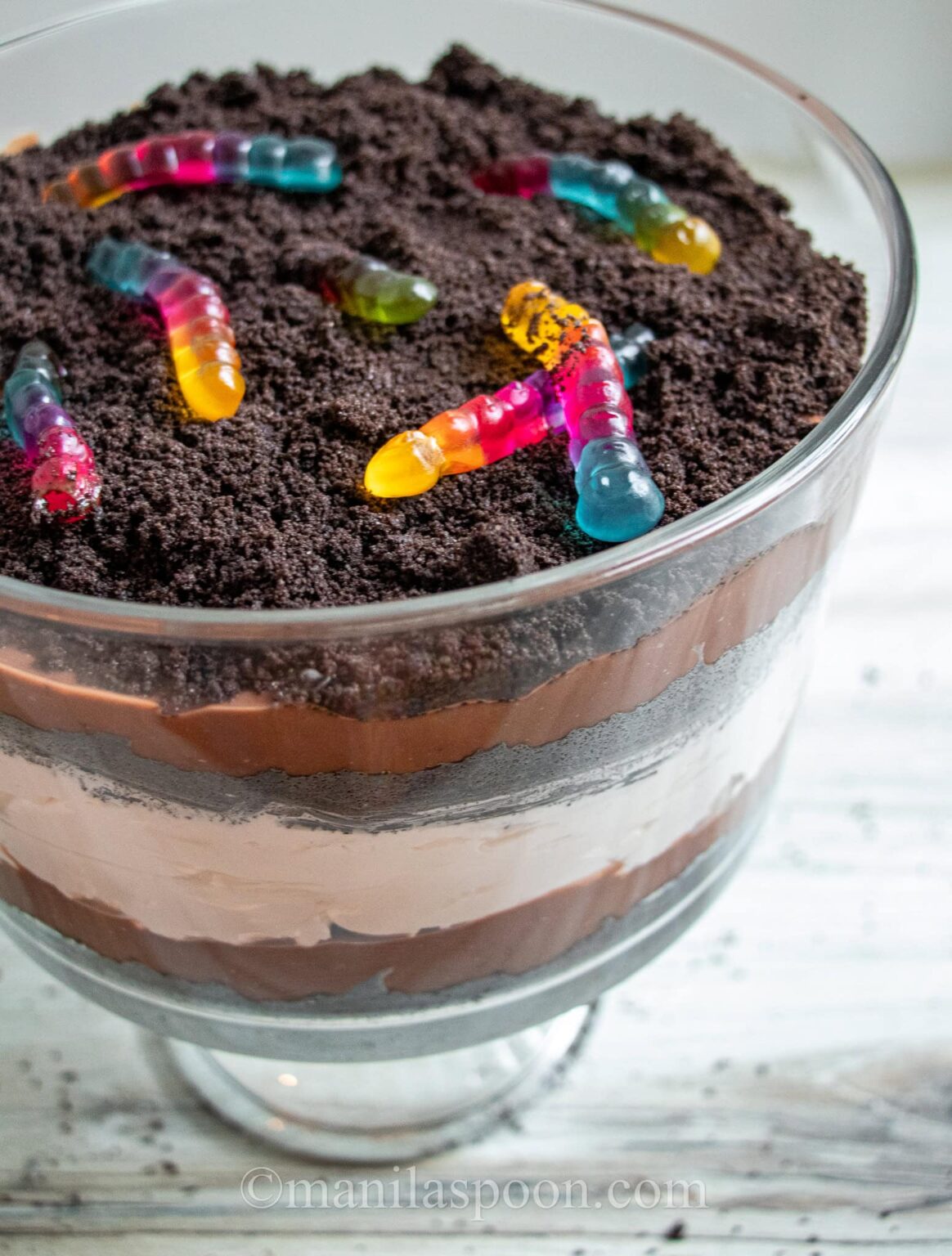 Diet of Worms Cake (Easy Dirt Cake) - Manila Spoon
