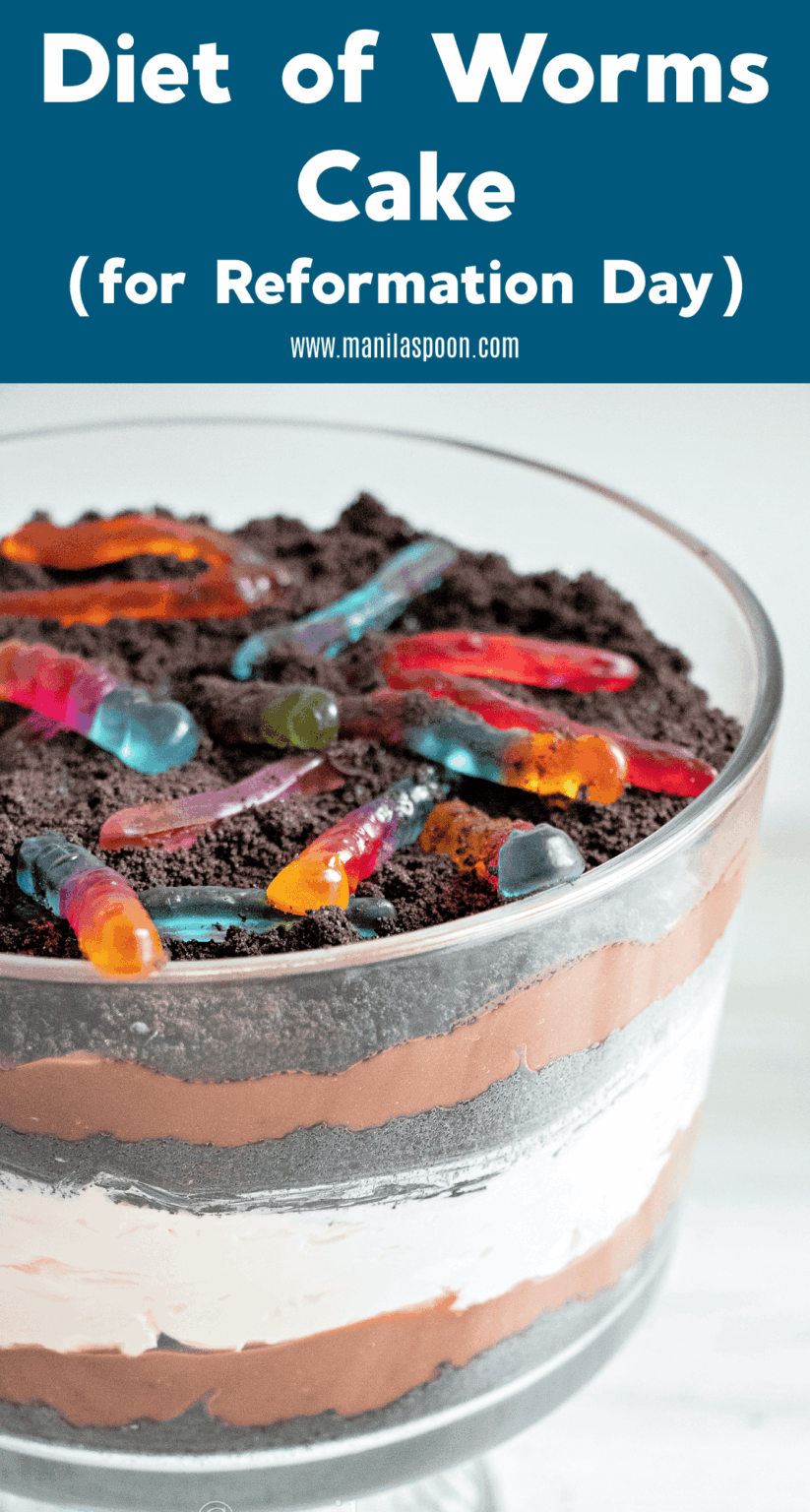 Diet of Worms Cake (Easy Dirt Cake) - Manila Spoon