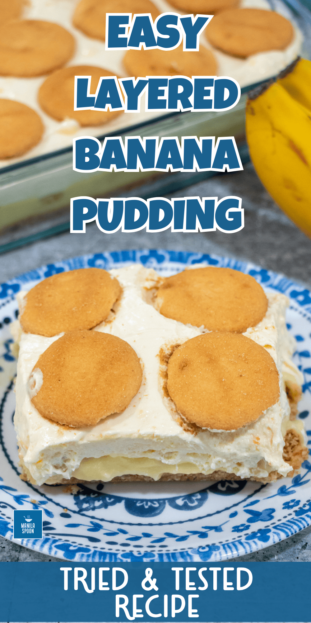 Easy Layered Banana Pudding - Manila Spoon