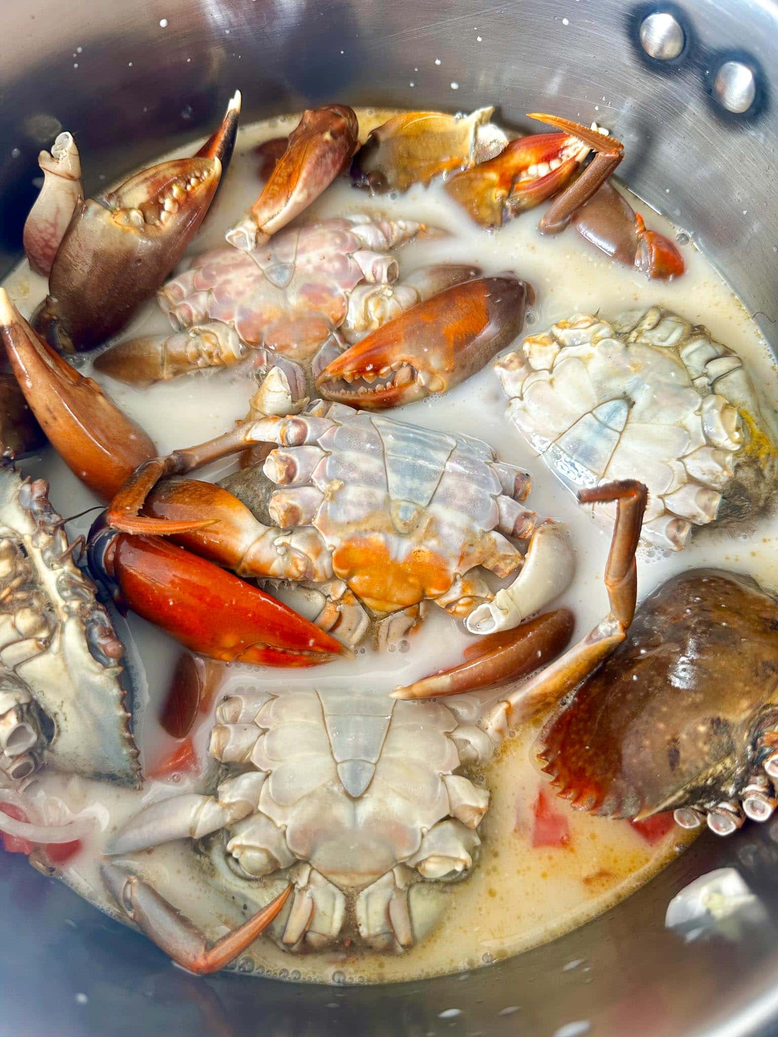 Crab Cooked in Coconut Milk (Ginataang Alimango with Sitaw at Kalabasa) - Manila Spoon