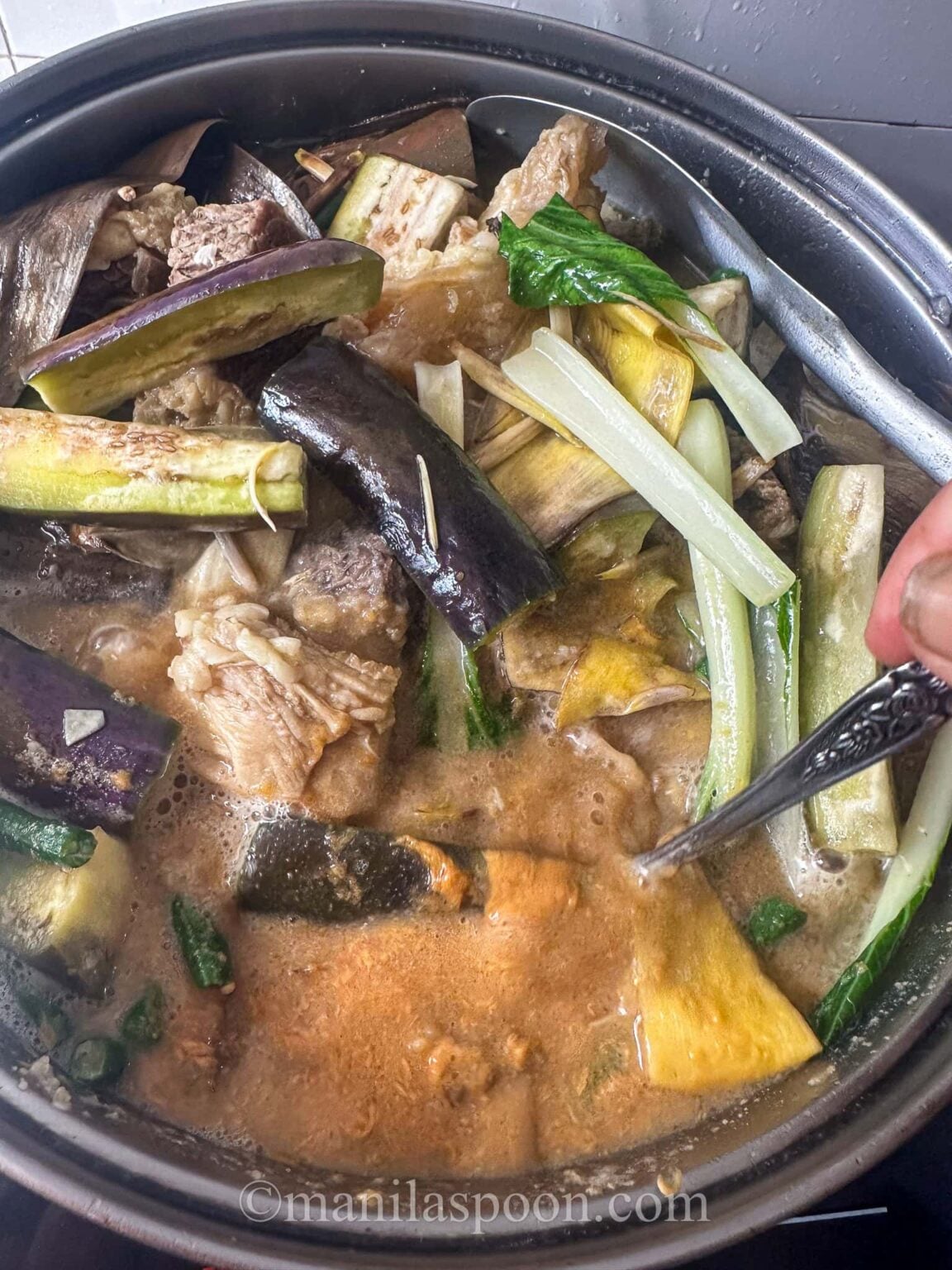 How to Cook the Best Kare-Kare (Filipino Beef Oxtail Stew in Savory ...