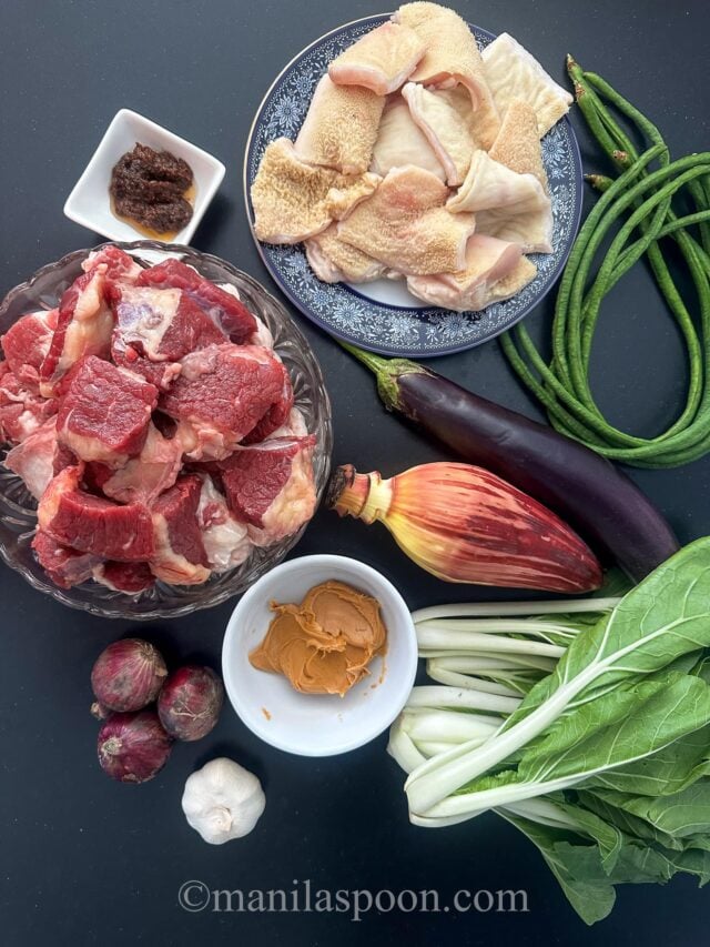 How to Cook the Best Kare-Kare (Filipino Beef Oxtail Stew in Savory ...