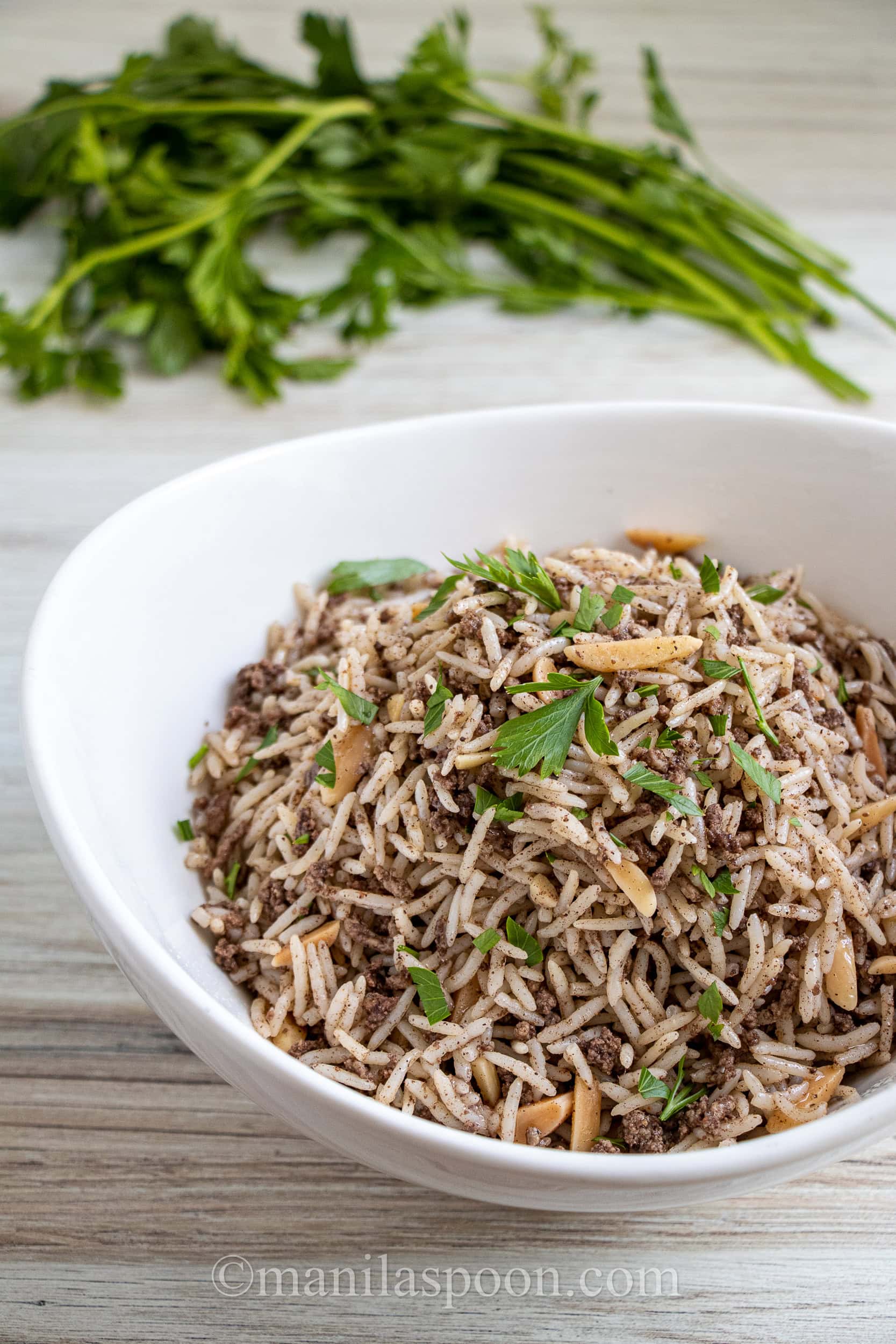 Lebanese-style Rice Pilaf (Hashweh) - Manila Spoon
