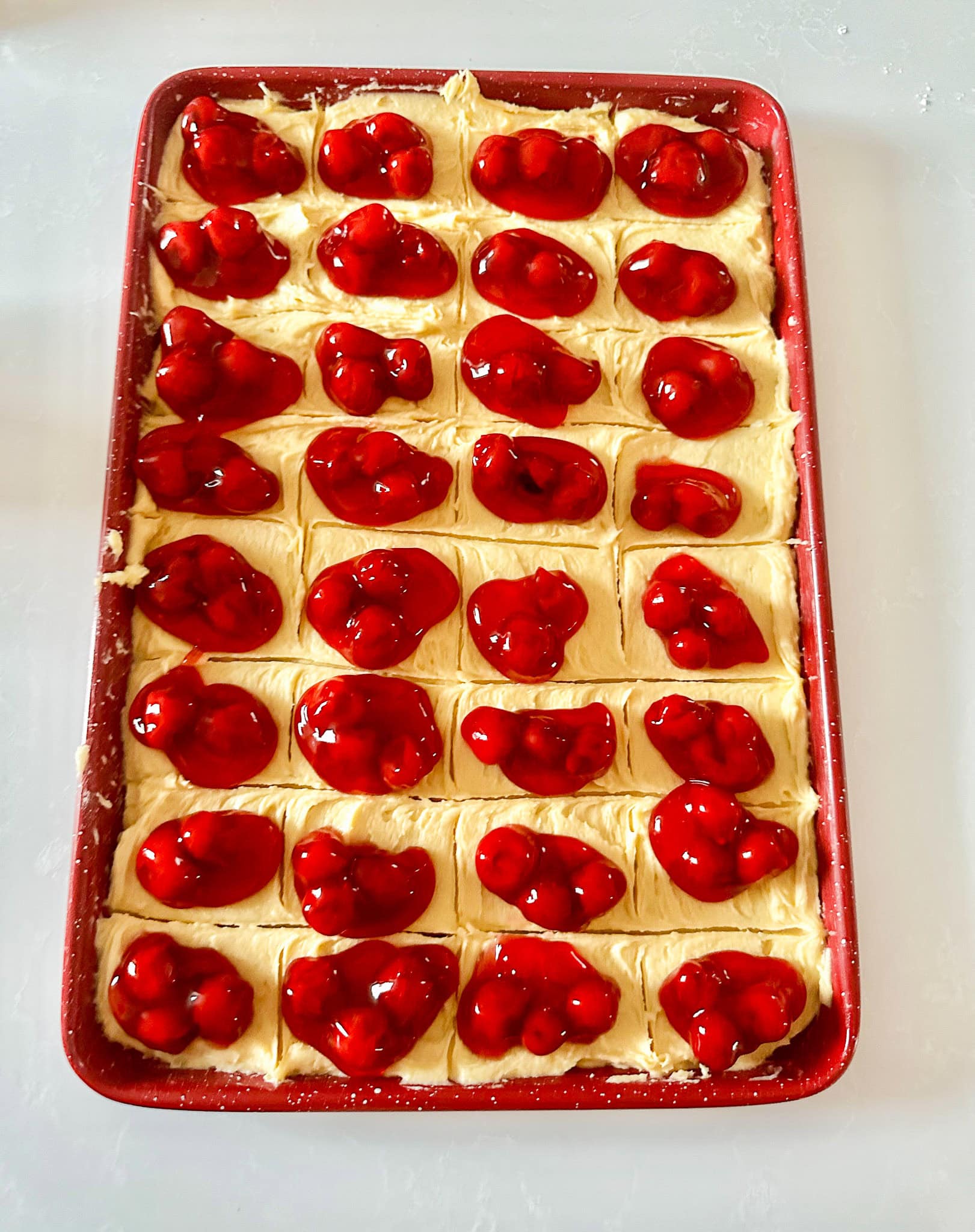 Easy Cherry Holiday Squares - Manila Spoon