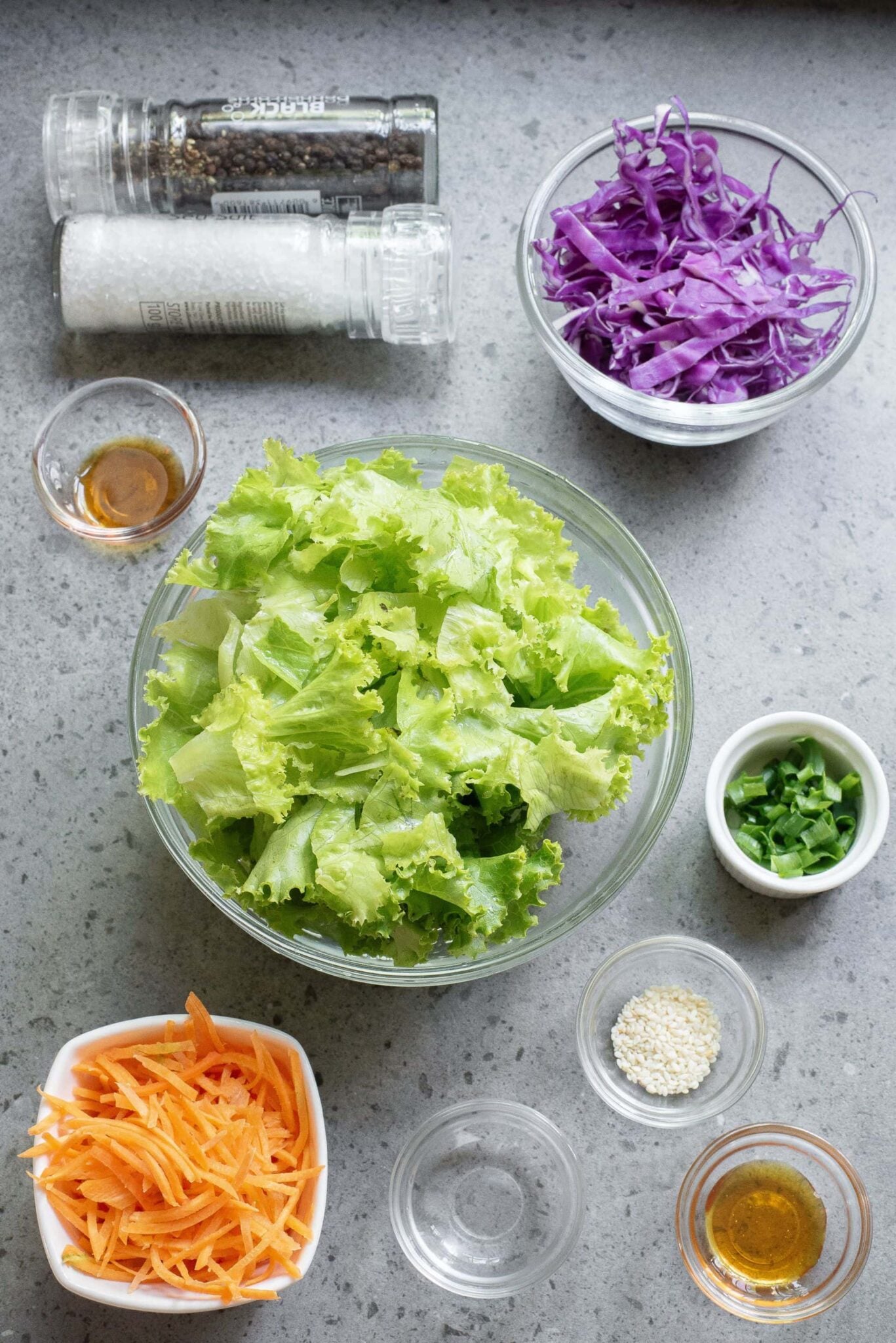 Easy Asian Salad with Sesame Dressing - Manila Spoon