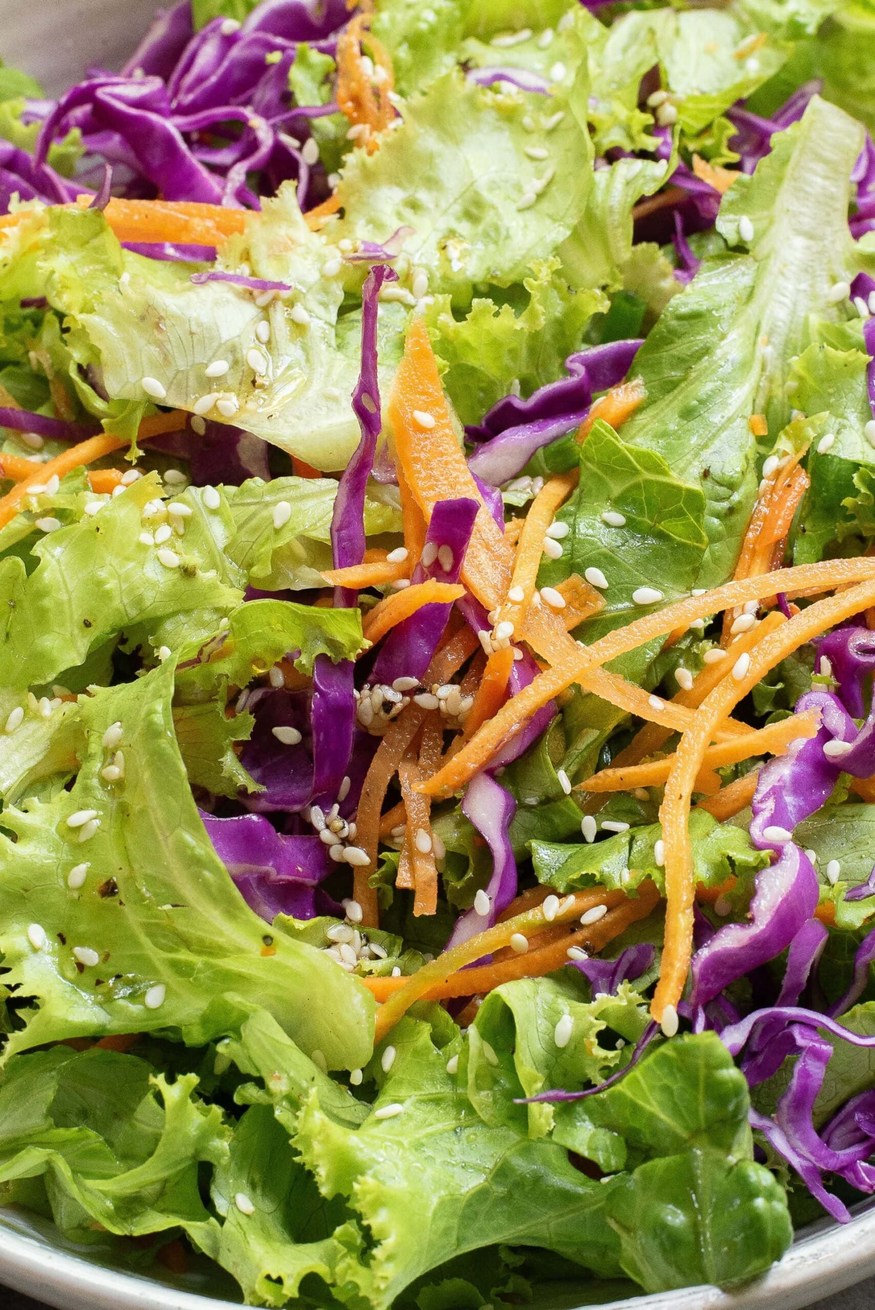 Easy Asian Salad with Sesame Dressing - Manila Spoon