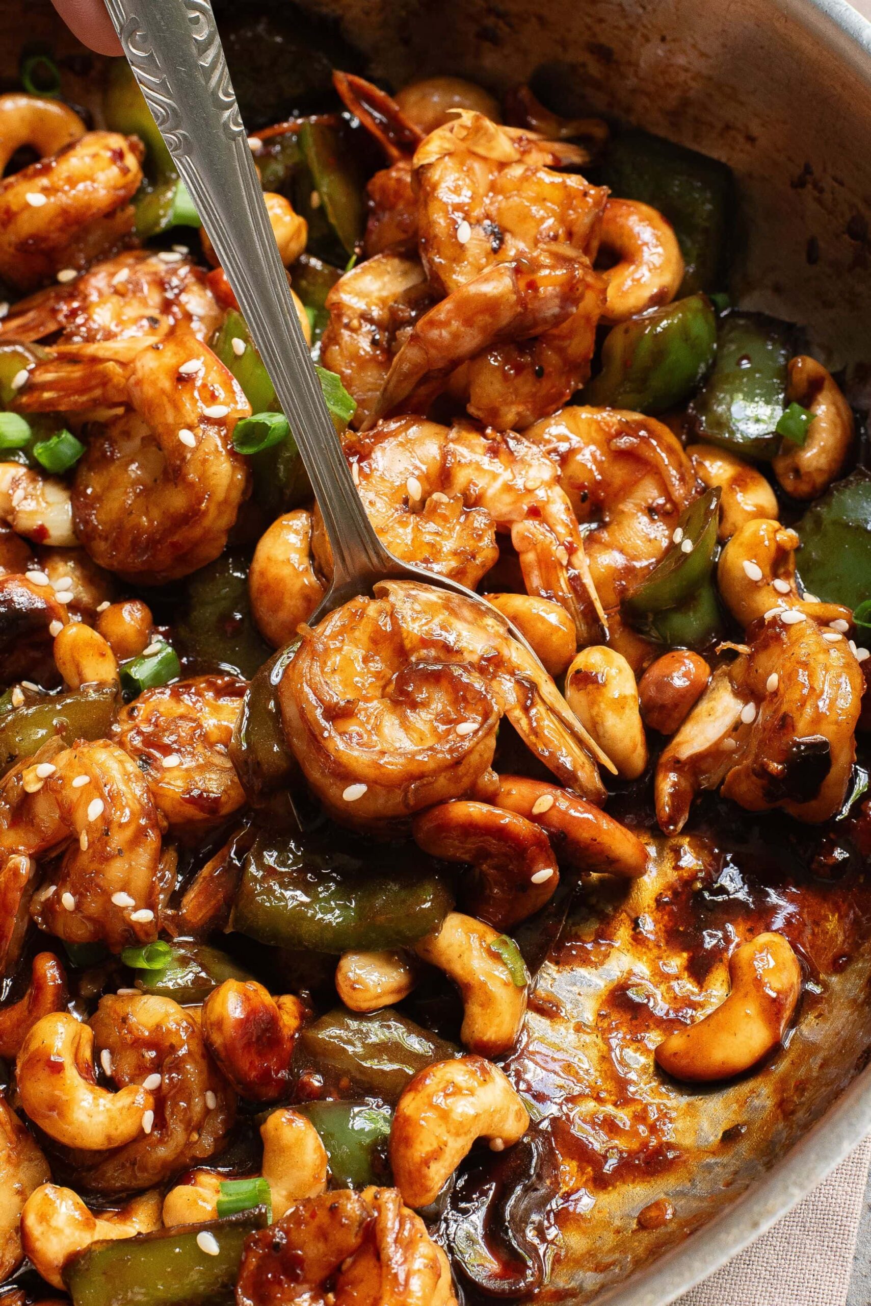 Easy Kung Pao Shrimp with Cashews - Manila Spoon