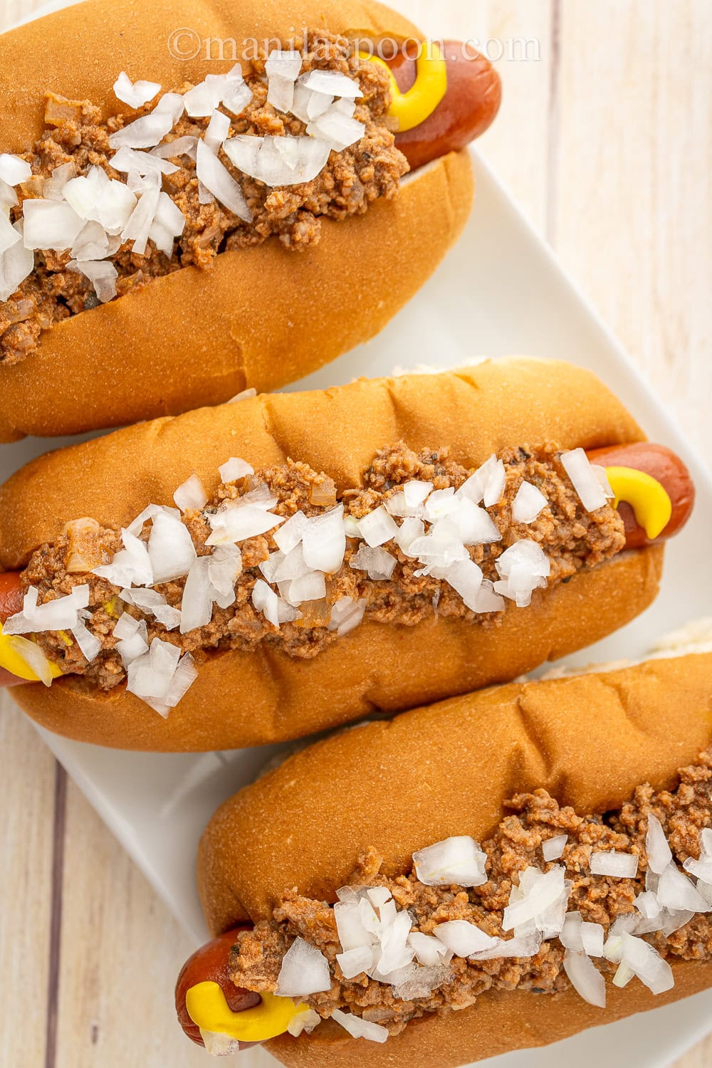 Easy Greek Hot Dog Sauce - Manila Spoon